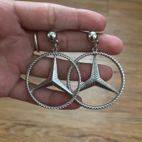 Jewelry | New Mercedes Benz Logo Drop Earrings | Poshmark